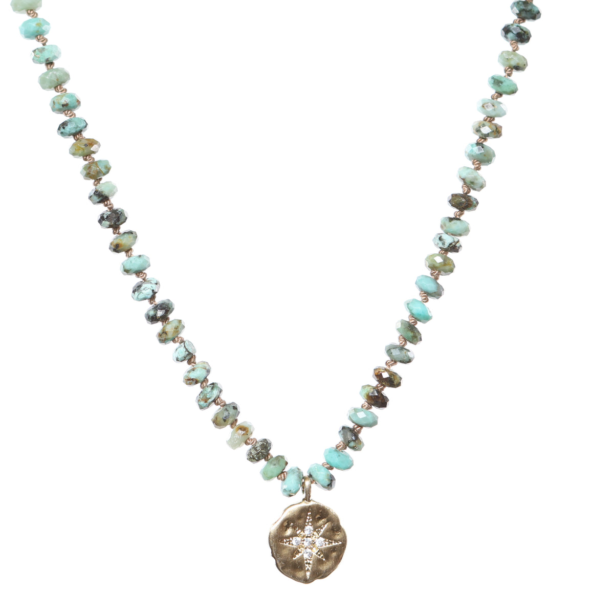 African Turquoise Star Pendant Necklace – Rachel Reinhardt Jewelry